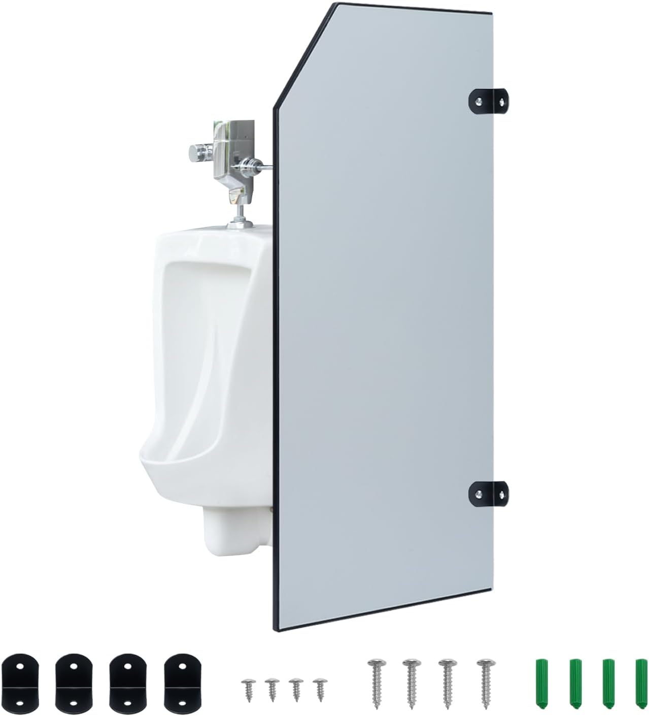 Tcatec Urinal Dividers, 1 PCS Wall Mounted Bathroom Restroom Partition ...