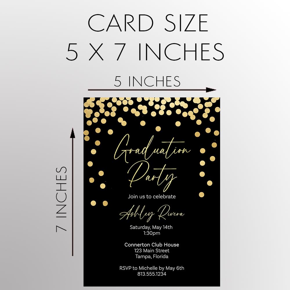 Open House Graduation Invitations Examples Combined Graduation Party