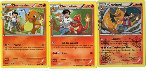 POKEMON -EVOLUTION SET - CHARIZARD / CHARMELEON / CHARMANDER GENERATION ...