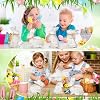 Amazon.com: Bememo 6 Pcs Easter Table Decorations White Bunny Wooden ...