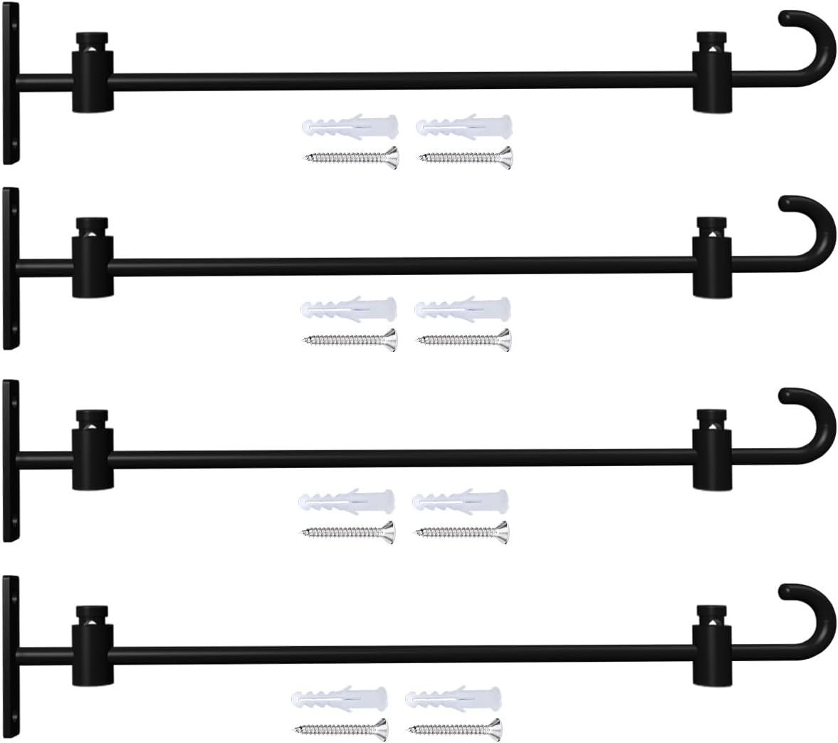 Amazon.com : Koutemie Wall Garden Flag Stand Holder Pole with Stoppers ...