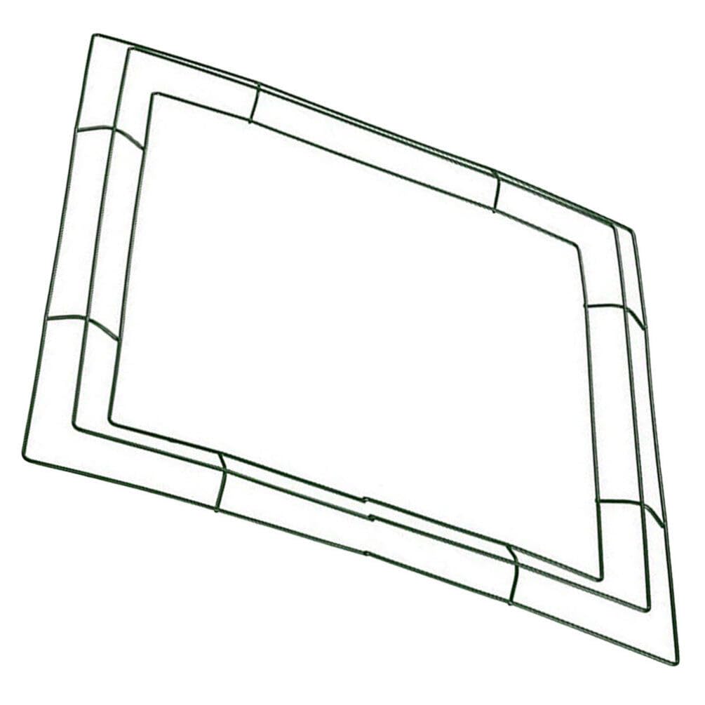 Amazon.com: Luxshiny Wire Square Wreath Frame Metal Wire Frame Form DIY ...