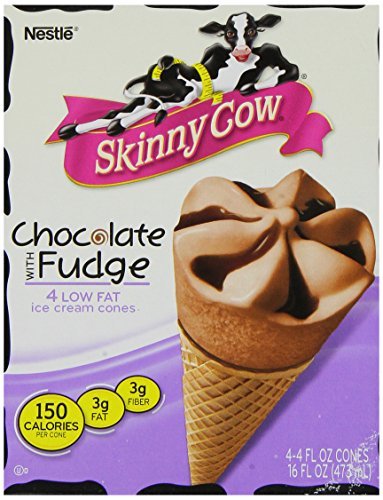 Amazon.com: Skinny Cow, Chocolate Fudge Cone, 4 Count : Grocery ...