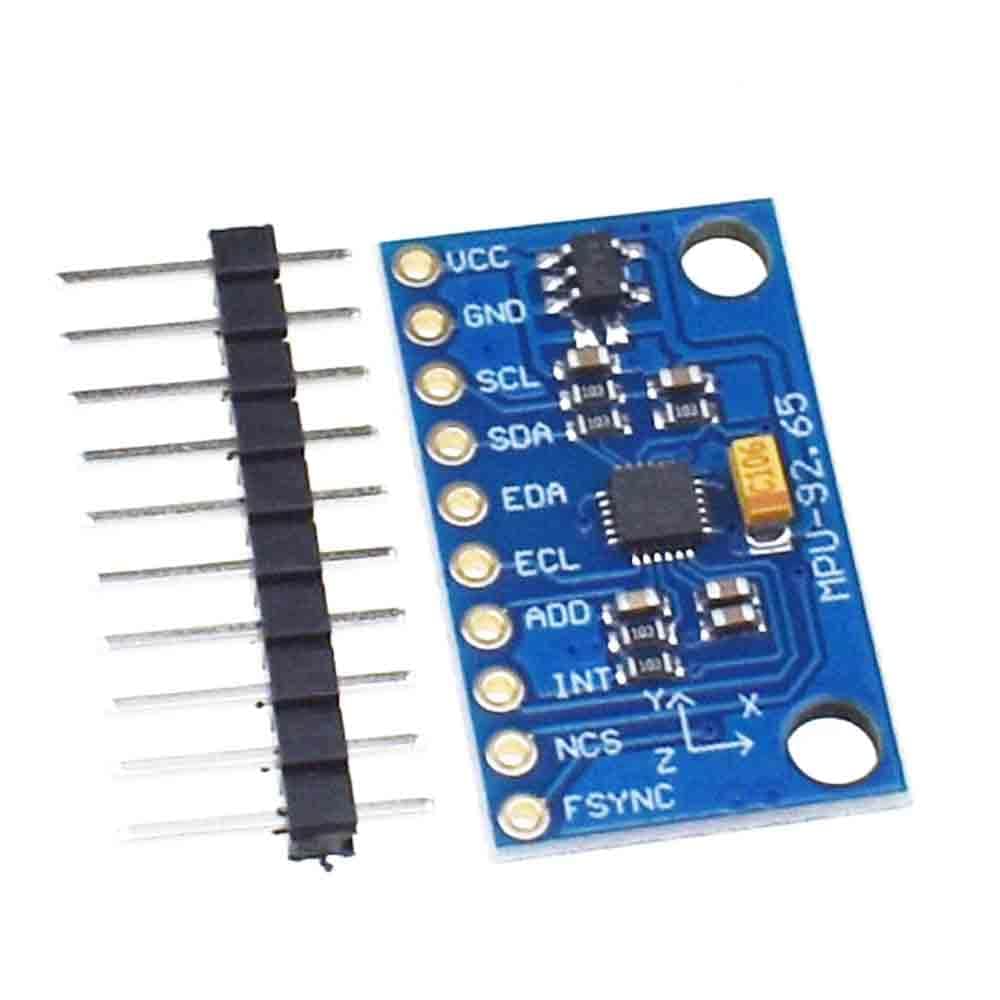 Blue IIC I2C SPI MPU6500 MPU-6500 6-Axis Gyroscope Accelerometer Sensor Module Replace MPU6050 ...