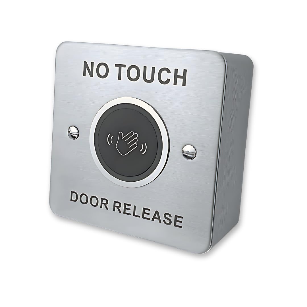 SecureMyDoor - No Touch Exit Button Hands-Free Door Release Switch with ...