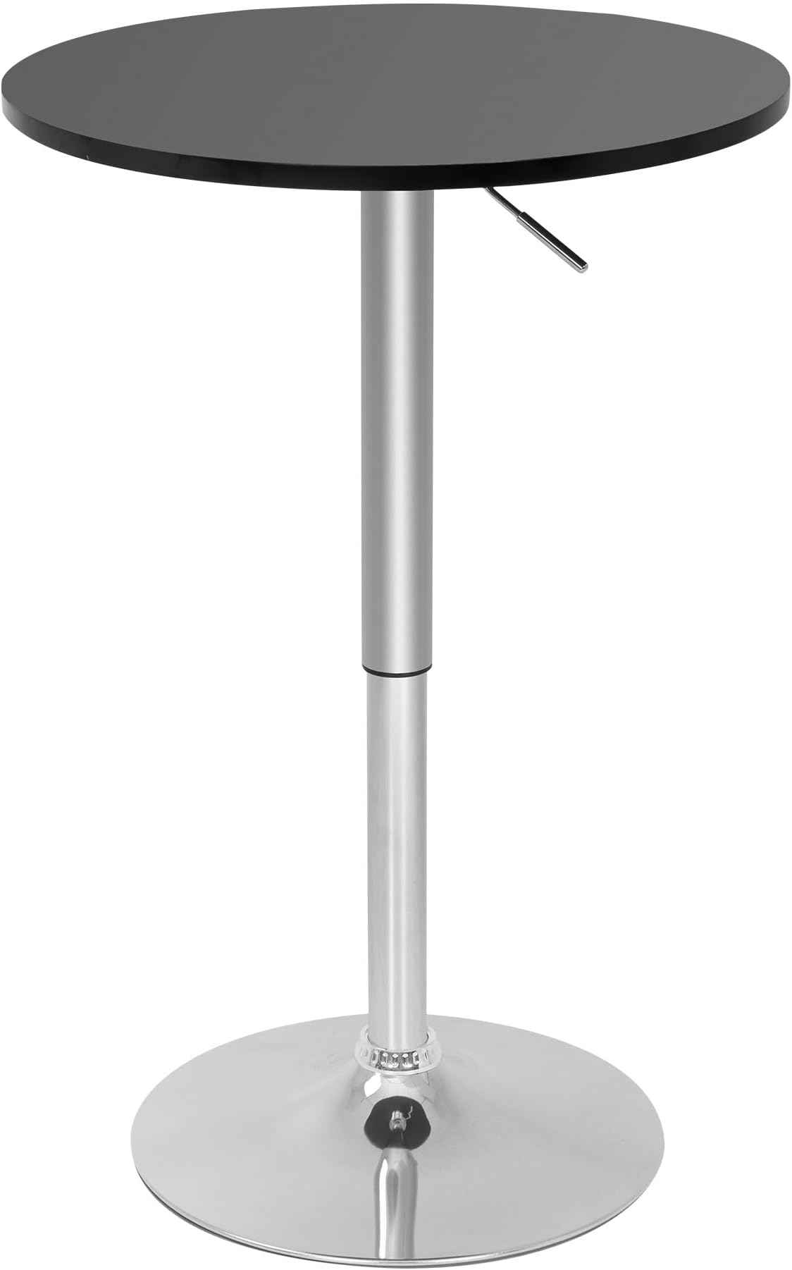 Amazon.com: HOMCOM 24 Inch Round Bar Table 43" H Adjustable Stainless ...