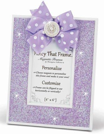 Amazon.com - PURPLE GLITTER FRAME - Single Frames