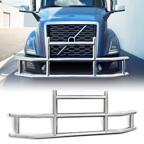 Amazon.com: FridayParts Front Bumper Deer Guard for Freightliner ...
