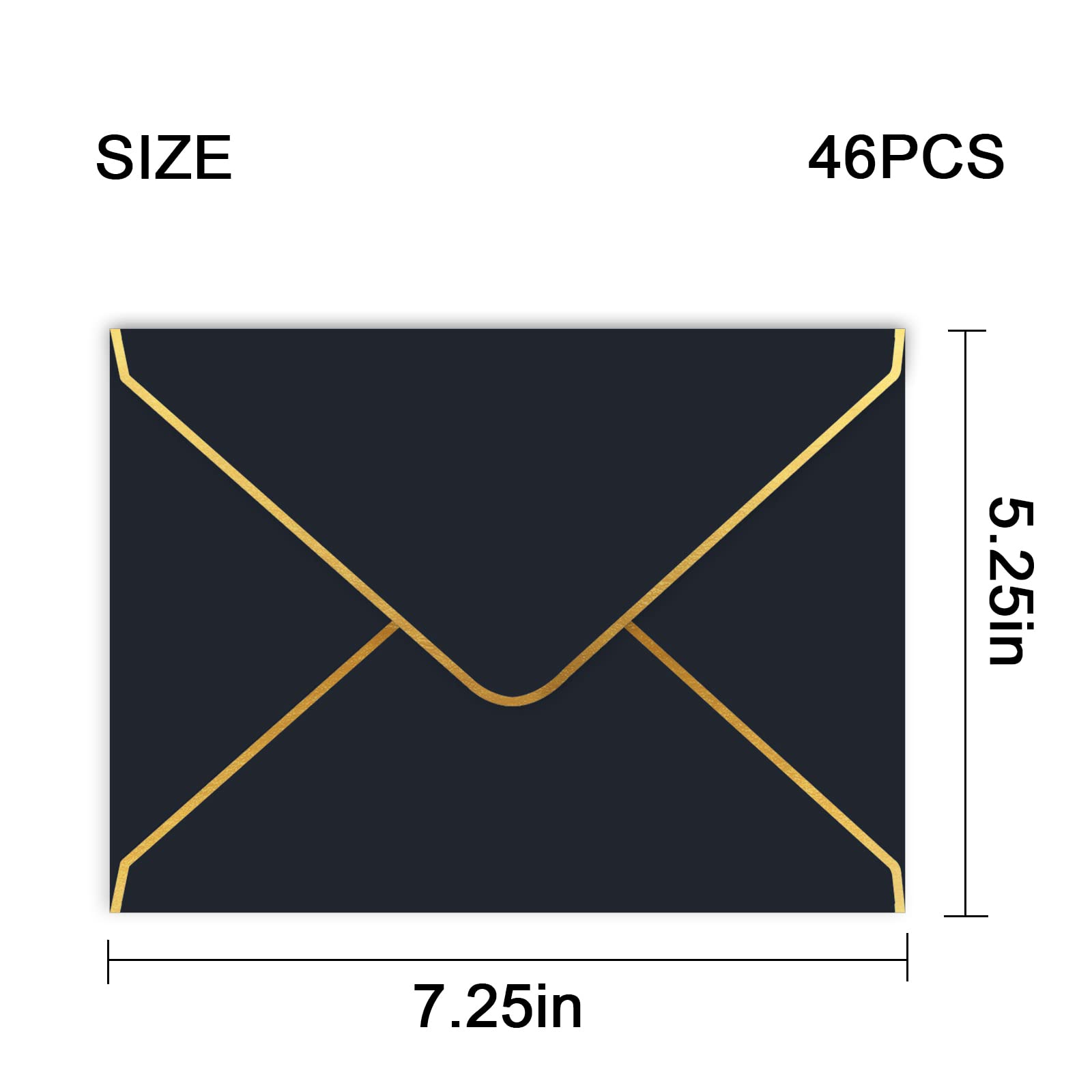 Snapklik.com : 46 Pack 5x7 A7 Luxury Envelopes