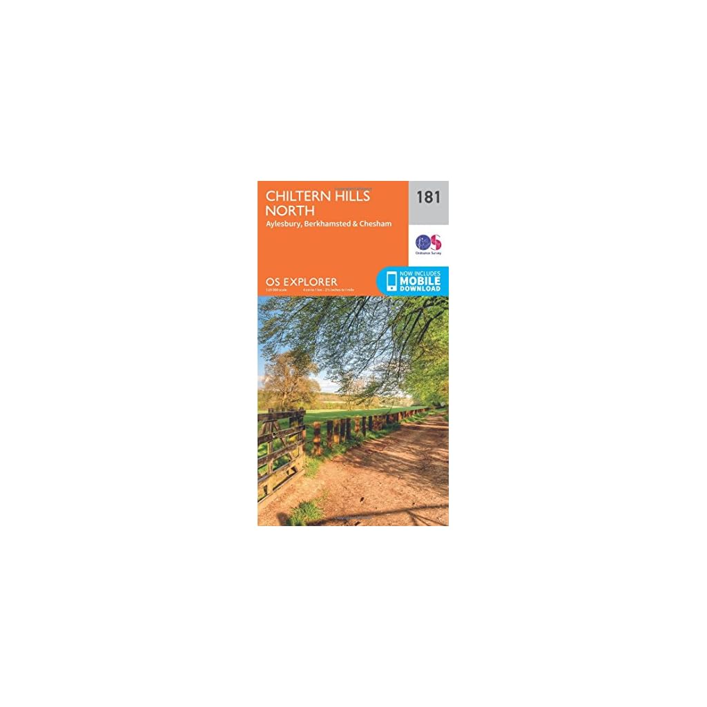 Chiltern Hills North Map | Aylesbury, Berkhamsted & Chesham | Ordnance ...