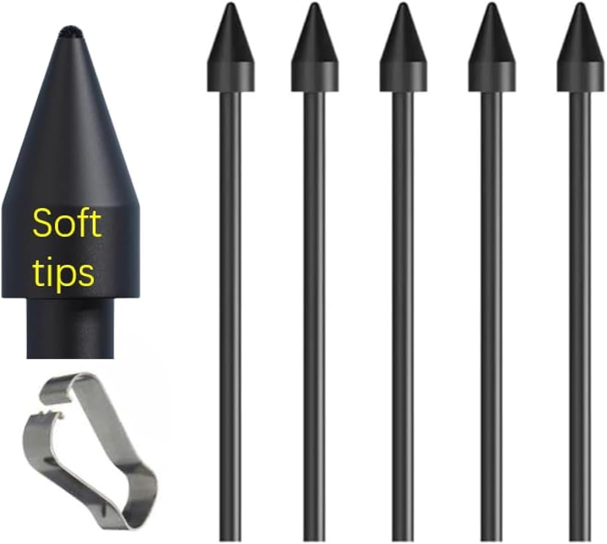 Amazon.com: 5Pack OEM Soft Tips/Nibs Tab S9 Pen for Samsung Galaxy Tab ...