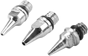 Amazon.com: 3Pcs Airbrush Nozzles and Needles, Airbrush Nozzle & Tips ...