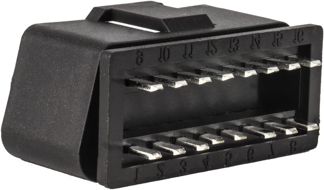 YTK OBDII OBD2 16 Pin 90° Maschio Curved Plug OBDII J1962 Connector Car ...