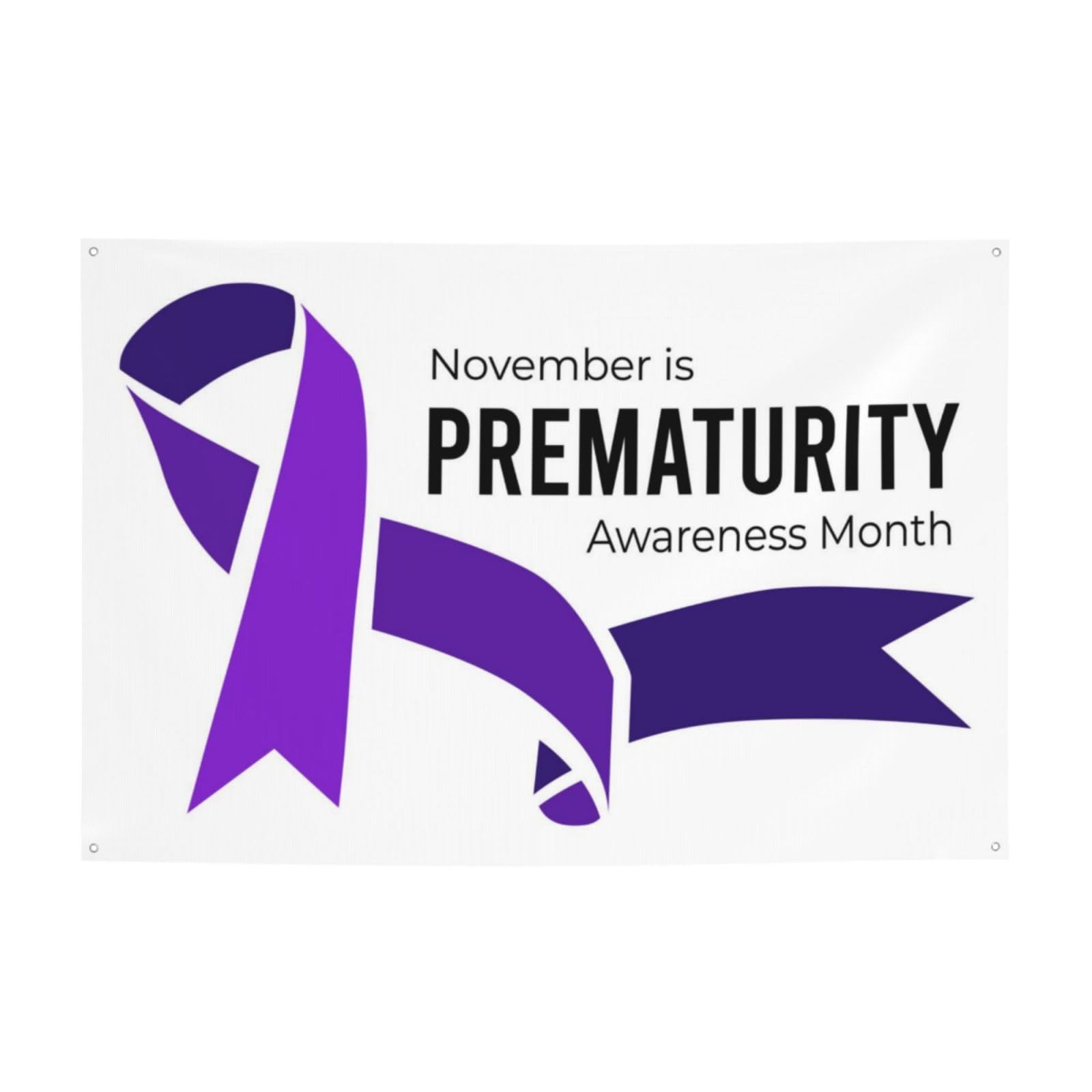Prematurity Awareness Ribbon Tiny But Mighty: Nurturing Hope During