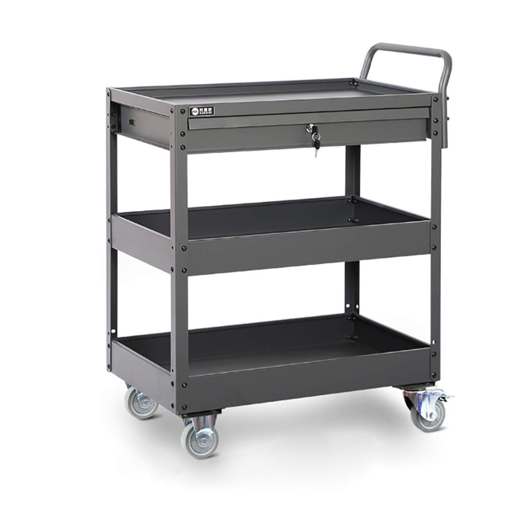 Buy Tool Trolley 3 Tier Service Carts ing Shelf Heavy Duty Garage ...