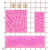 Amazon.com: 3 Pieces Music Note Fondant Mold Music Note Lace Mat ...