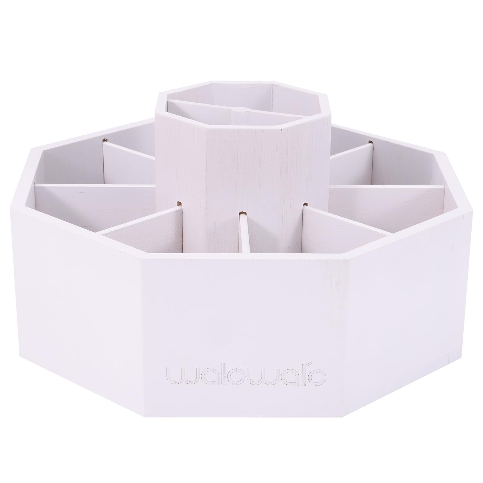 Amazon.com: walowalo Bamboo Rotating Art Supply Organizer Christmas ...