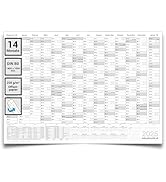 Kalenderoutlet DIN A0 Wall Calendar 2025 Year Planner XXL Folded Very ...