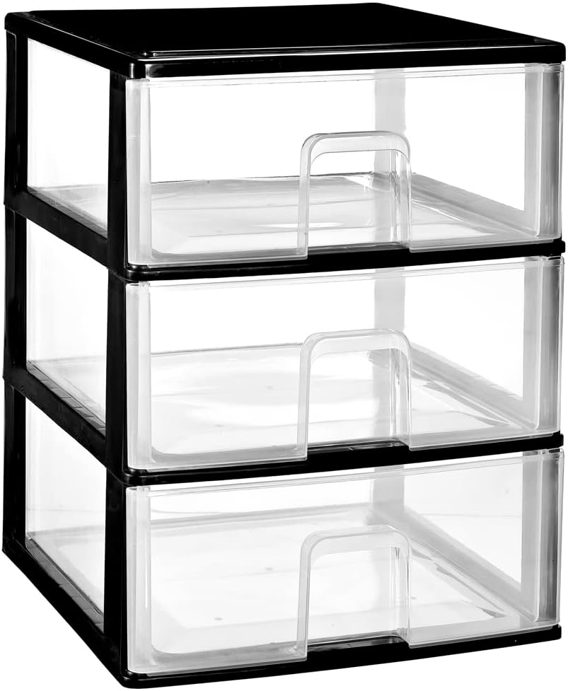 COM-FORT HOUSE | Commode empilable en plastique | Modèle transparent ...