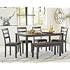 Amazon.com - Signature Design by Ashley Bridson Modern 6 Piece Dining ...