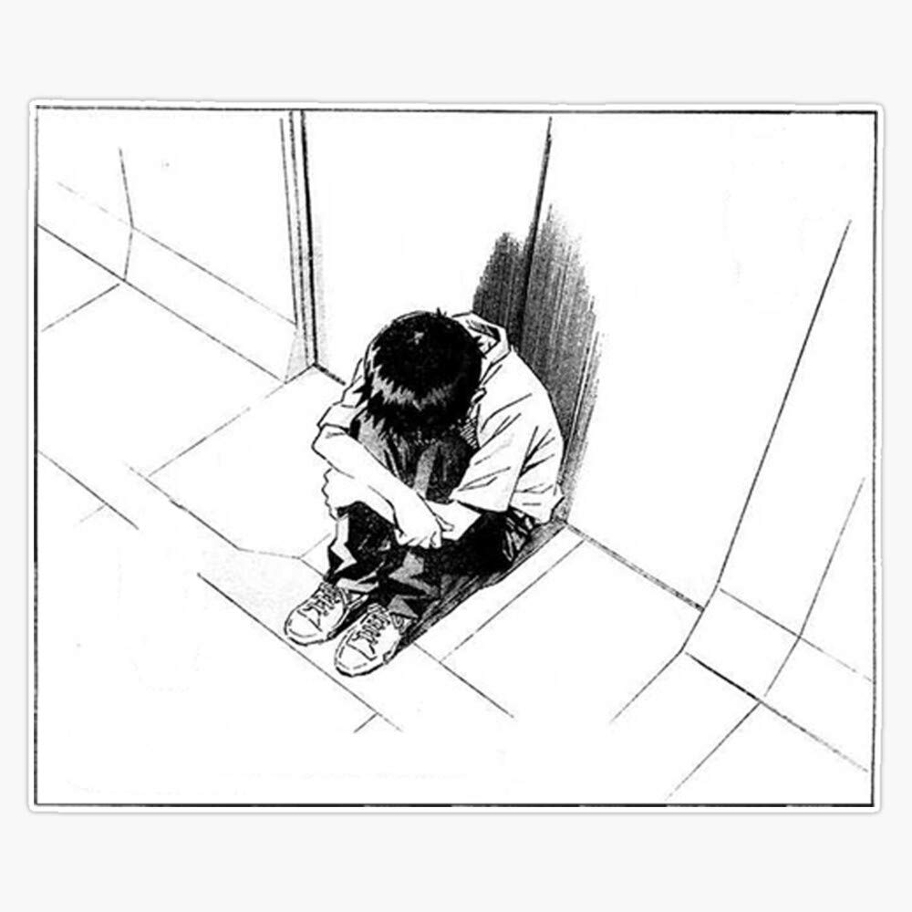 Neon Genesis Evangelion Shinji Sad