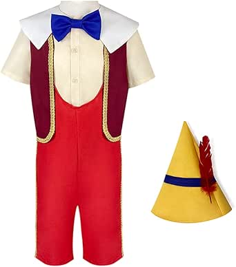 Boys Puppet Costume for Kids Puppet Cosplay Shirt Vest Pants Full Set ...