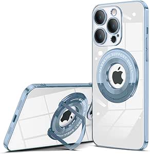Amazon.com: QLTYPRI Magnetic Clear Case for iPhone 13 Pro Max Case Compatible with MagSafe ...