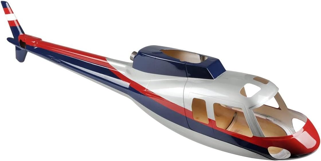 Amazon.com: UTOYA RC Helicopter AS350 500 Size Pre-Painted Fuselage for ...