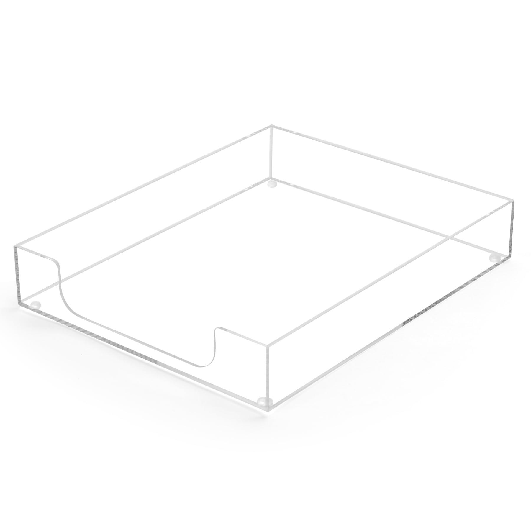 Amazon.com : AZFUNN Acrylic Letter-Size Tray Desk Letter Tray Paper ...