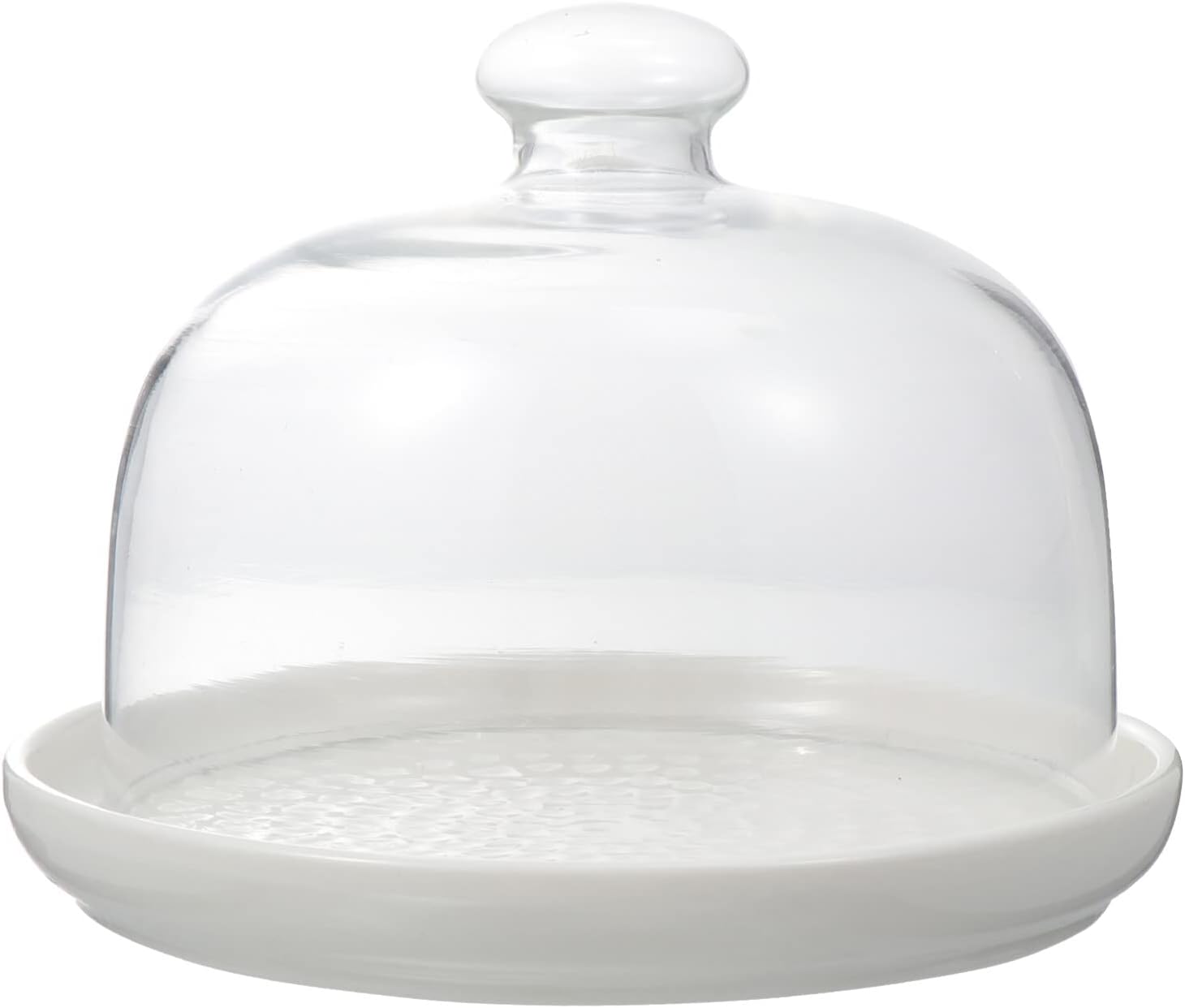 Amazon.com: Mini Cake Stand Glass Mini Cupcake Display Plate with Dome ...