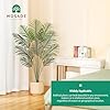 Amazon.com: MOSADE Artificial Areca Palm Tree 5 Feet Fake Tropical Palm Plant and Handmade ...