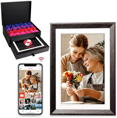 Amazon.com : 10.1 Inch WiFi Digital Picture Frame, Digital Photo Frame ...