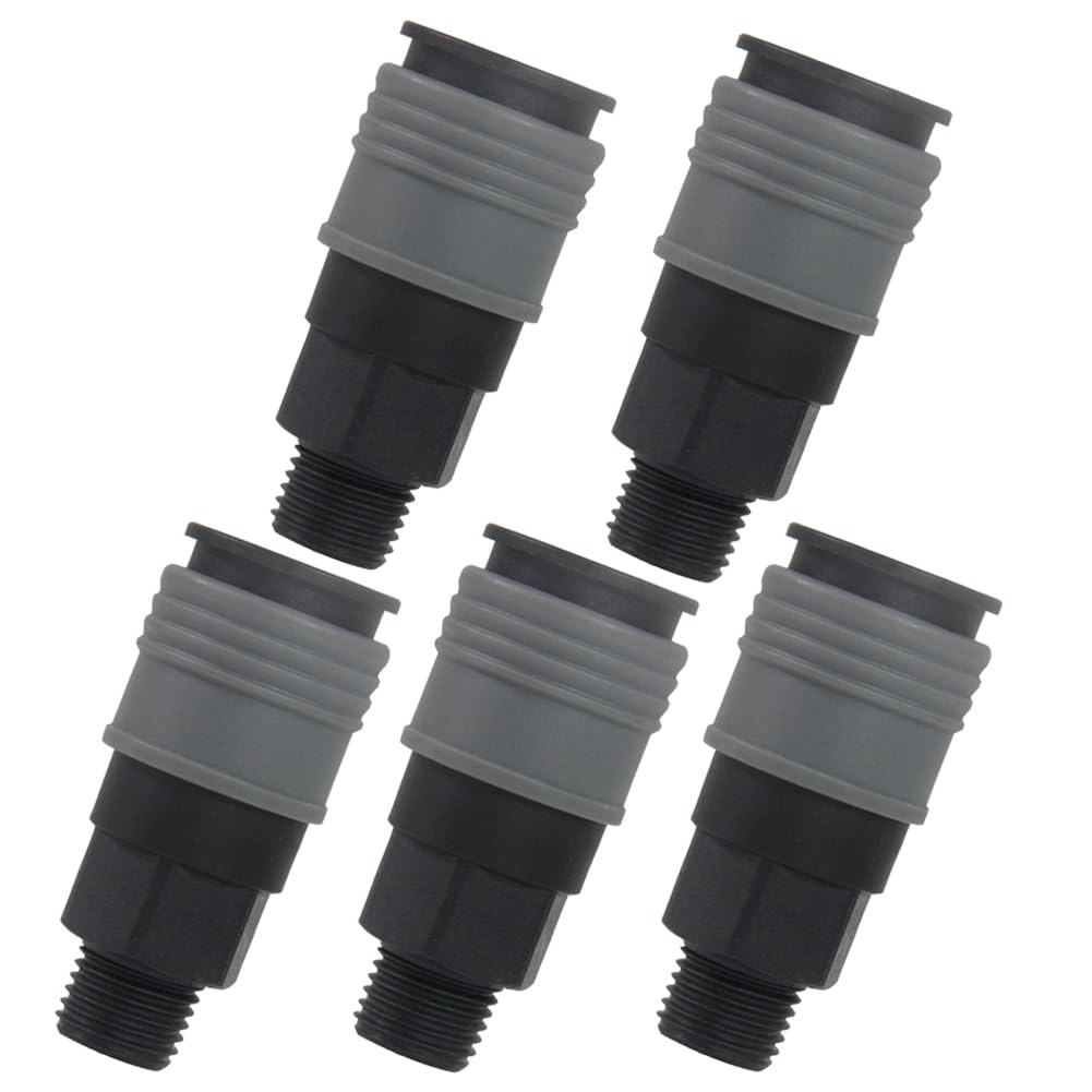 Snapklik.com : Qolekog Heavy Duty 1/4" MNPT Air Fitting Industrial ...