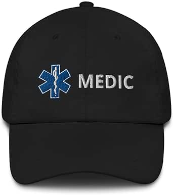 Generic Medic Baseball Cap Star of Life Paramedic EMS Ambulance Hat ...