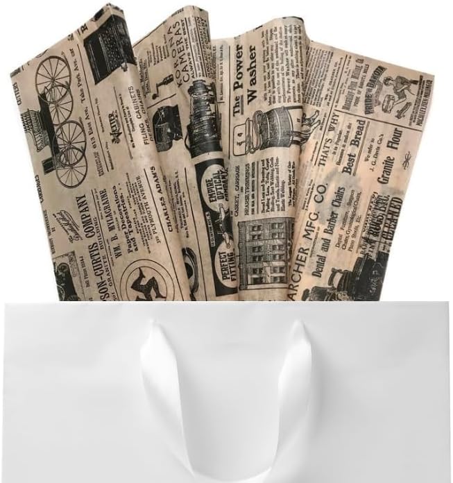 Amazon.com: Rustic Pearl Collection Tissue Paper for Gift Wrapping with ...