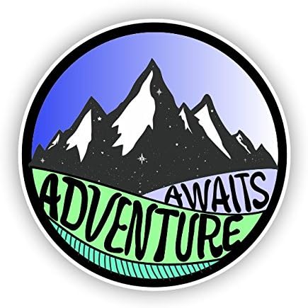 Amazon.com: Adventure Awaits Sticker Vinyl Decal for Auto Cars Trucks ...