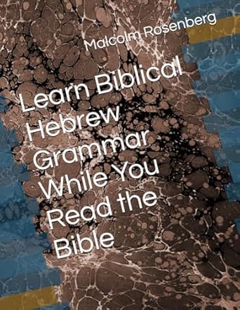 Learn Biblical Hebrew Grammar While You Read the Bible: Rosenberg ...