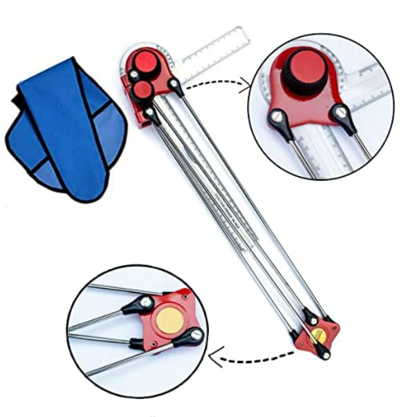 BOOK BIRDS Mini Drafter Contains Sheet Container Tube, Scales ...