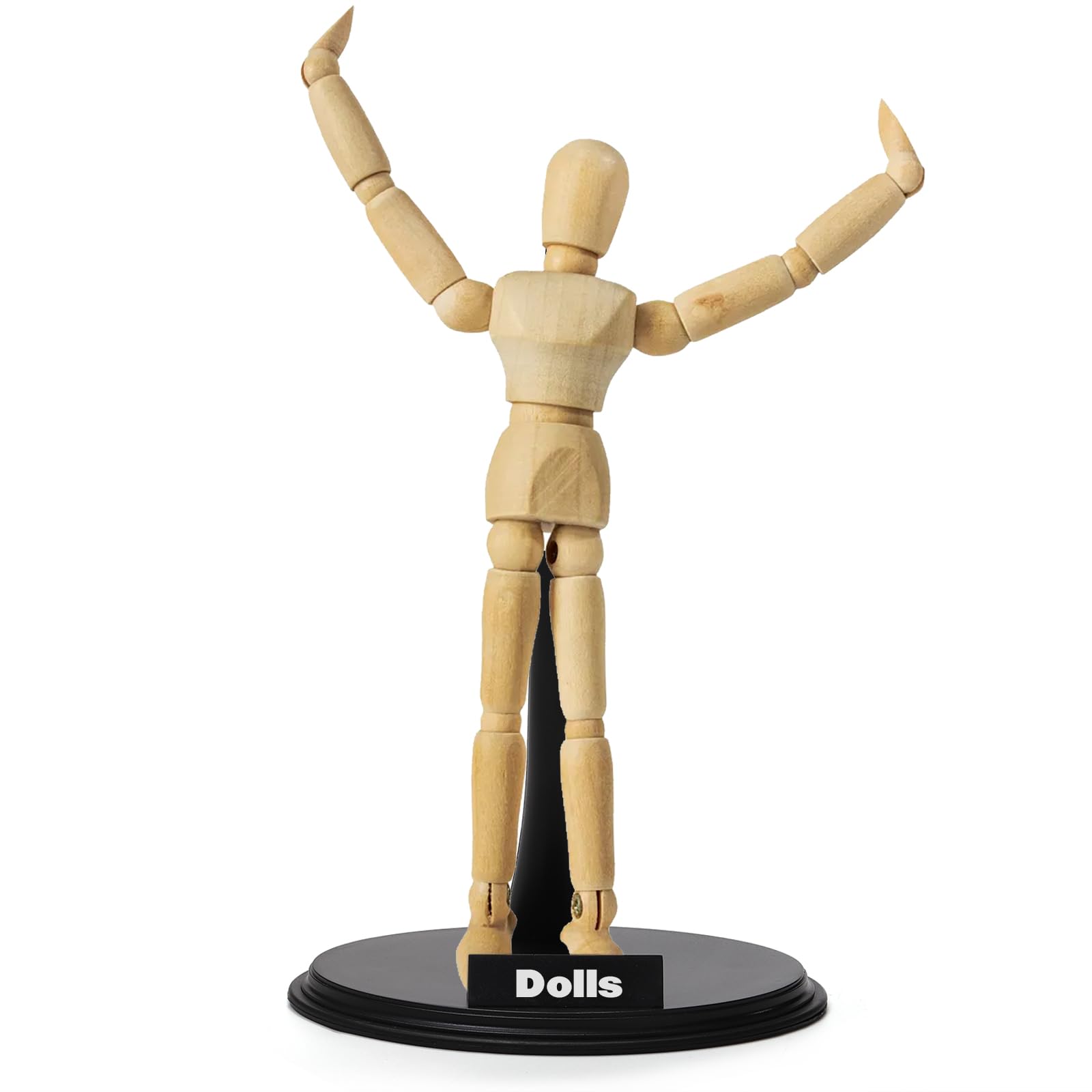 Snapklik.com : 5 Pack Action Figure Stands, Black Doll Holder Stand, 1/ ...