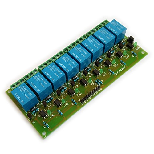 Buy Electrobot 8 Channel DC 5V Relay Module with Optocoupler Low Level ...