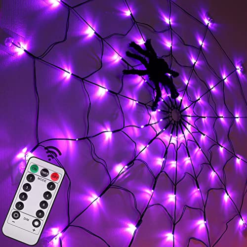 Best Halloween Decorations: Purple Lights that Cast a Spooky Spell ...