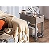 Amazon.com: Labcosi Modern Farmhouse Side Table, Narrow End Table with ...