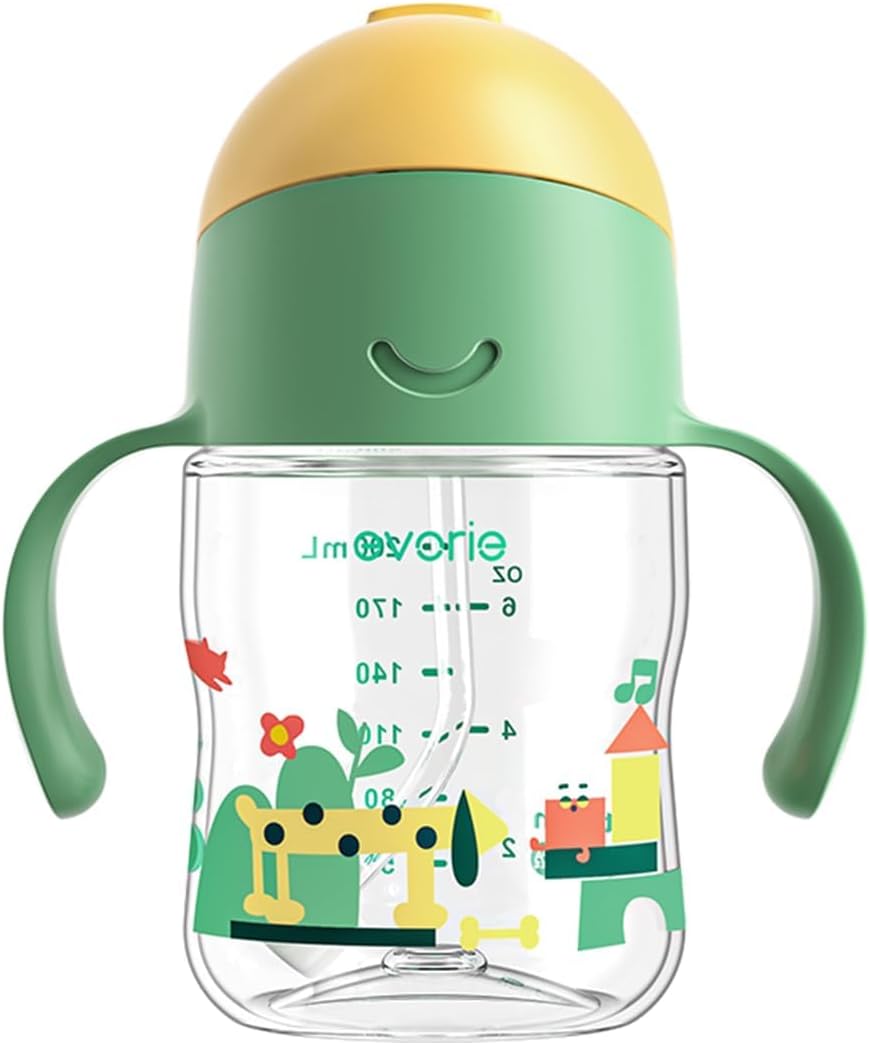 Amazon.com: Piifur Tritan Sippy Cup with Storage Lid for 6-18 Months ...
