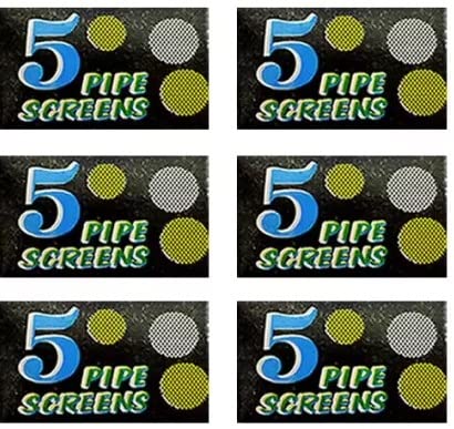 Buy PUFF SMART Steel Screen Filter - Bong Accessory - 15mm - Set of 6 ...