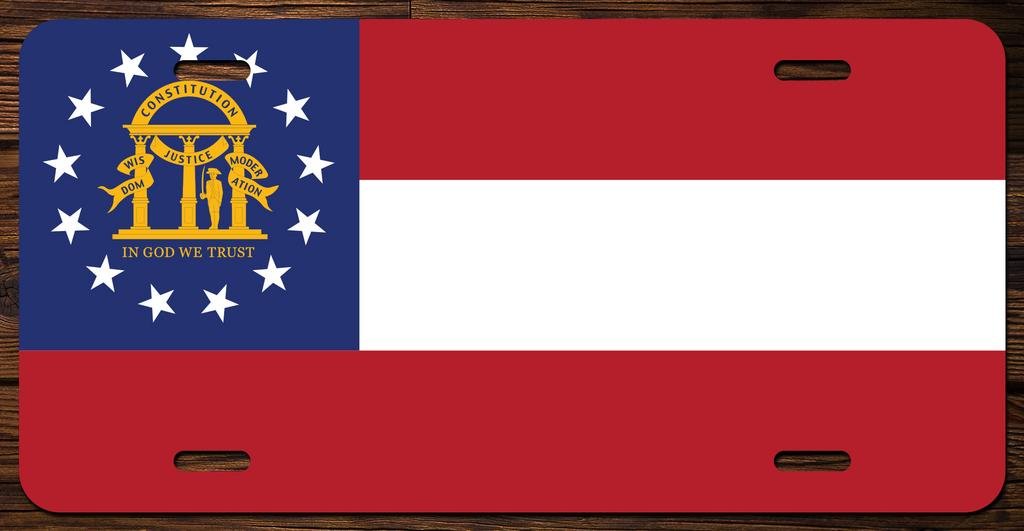 Georgia State License Plate