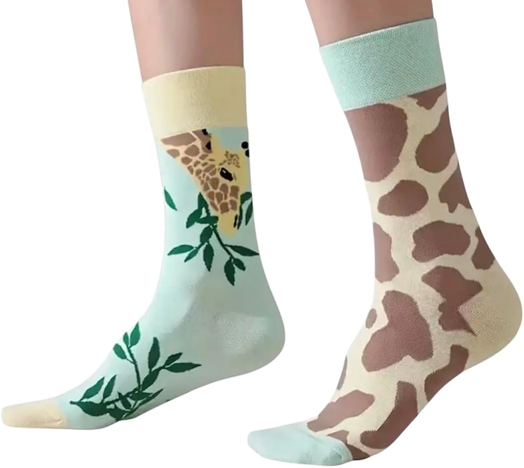 Giraffe Socks, Giraffe Gift, UK Size 4-8 : Amazon.co.uk: Fashion
