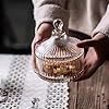 Amazon.com | CDFZJC Glass Candy Dish with Lid, Vintage Candy Jars for ...