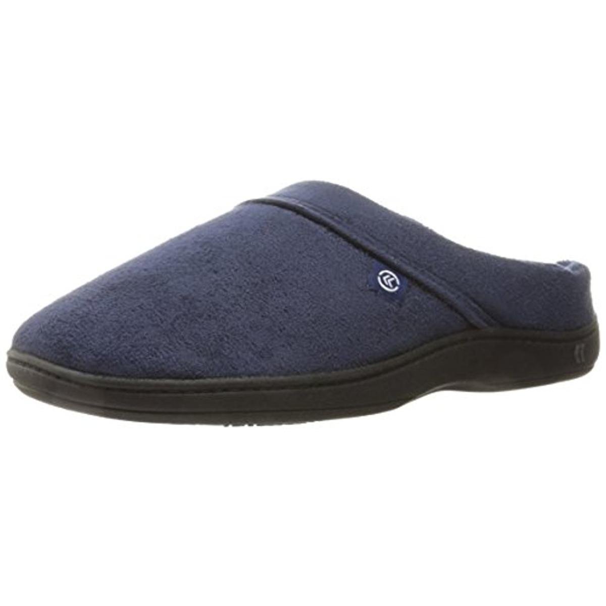 Snapklik.com : Isotoner Mens Slippers, Open Back Slip On