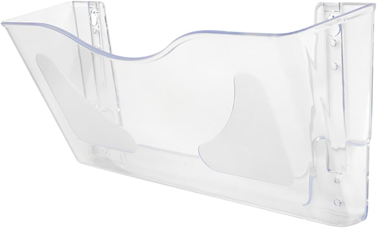 Deflecto - Clear Acrylic Wall Mounted A4 Unbreakable Docupocket ...