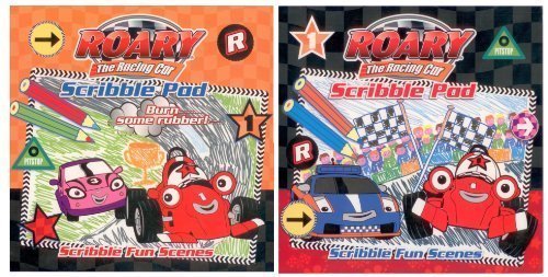 Roary The Racing Car: 2 For 1 Scribble Pad: 9780710521972: Books ...